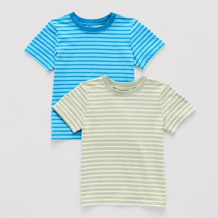 Click here for Okie Dokie Toddler & Little Boys Crew Neck Short S... prices