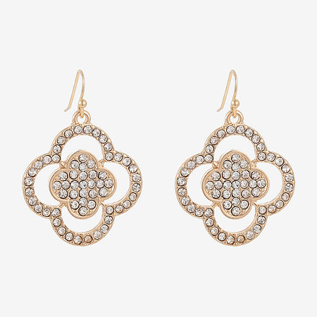 Click here for Bold Elements Womens Simulated Glass Clover Drop E... prices