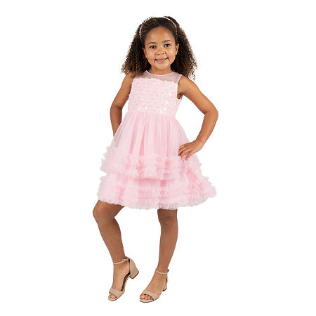 Click here for Rare Editions Little Girls Sleeveless A-Line Dress... prices