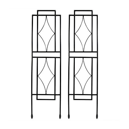 Click here for Net Health Shops Border Fence Panels Metal 2-pc. G... prices