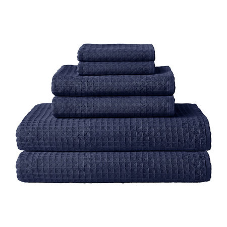 Click here for UCHINO Waffle Twist 6 Pack Bath Towel Set  One Siz... prices