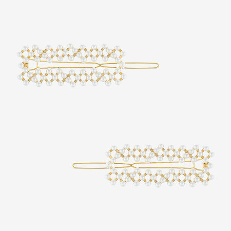 Click here for Bijoux Bar 2-pc. Hair Clip  One Size  Yellow prices