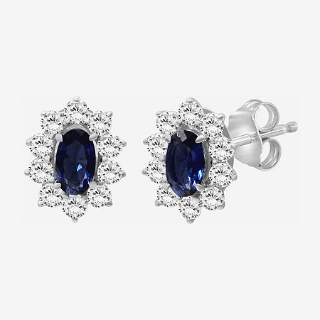 Click here for Womens Oval-cut Gemstone & 1/2 CT. T.W. Lab-Grown... prices