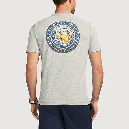 Click here for IZOD Saltwater Soft Wash Mens Crew Neck Short Slee... prices