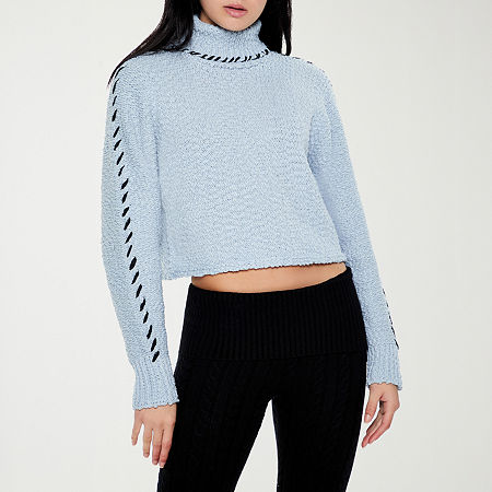 Click here for Forever 21 Juniors Whipstitch Womens Mock Neck Lon... prices