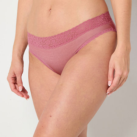 Click here for Ambrielle Everyday Cheeky With Lace Trim Panty  La... prices