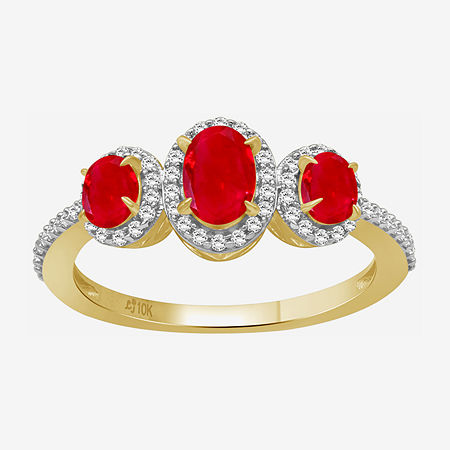 Click here for Womens Gemstone & 1/5 CT. T.W. Natural Diamond 10K... prices