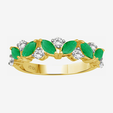 Click here for Womens 2MM Gemstone & 1/3 CT. T.W. Natural Diamond... prices