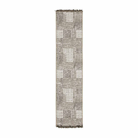 Click here for Covington Home Geneva Textured Geometric 22X90 Ind... prices