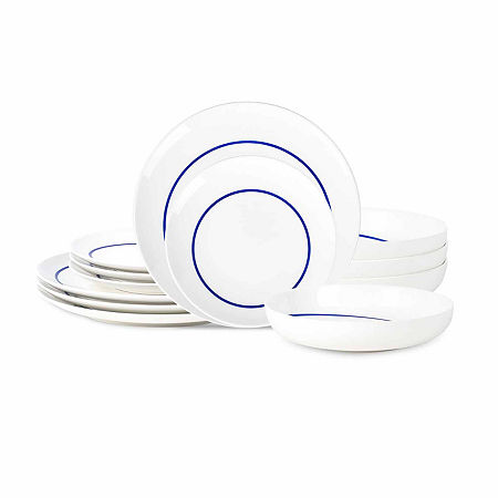 Stone Lain Luna 12 Pc. Dinnerware Set  Service for 4 - Blue