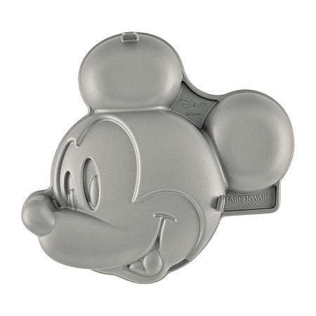 Farberware Cast Aluminum 11 3D Disney Mickey Mouse Cake Pan - Gray