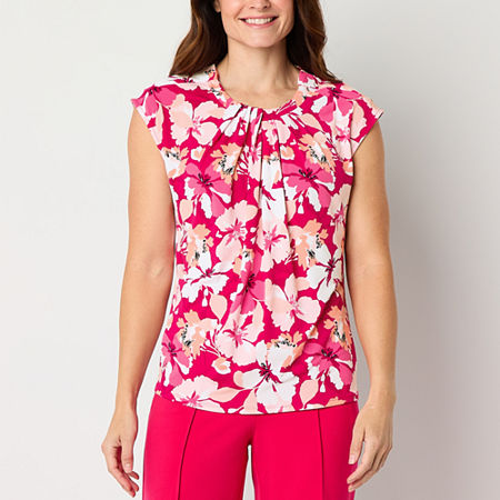 Click here for Liz Claiborne Womens Round Neck Sleeveless Blouse... prices