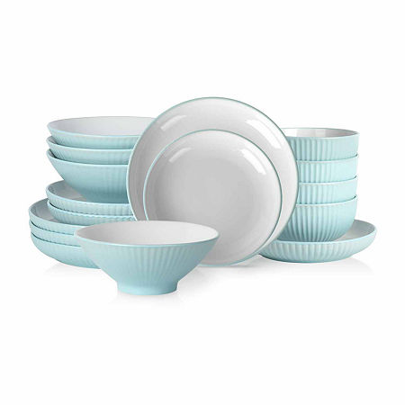 Click here for Christian Siriano Lustra 16 Pc. Dinnerware Set  Se... prices