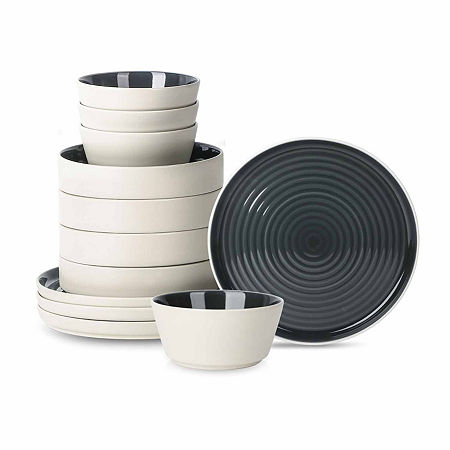 Click here for Stone Lain Elica 12 Pc. Dinnerware Set  Service fo... prices