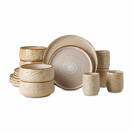 Click here for Stone by Mercer Project Shosai 16 Pc. Dinnerware S... prices