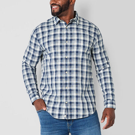 Click here for mutual weave Mens Long Sleeve Classic Fit Big and... prices