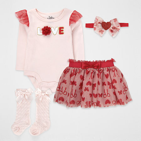Click here for Baby Essentials Valentines Day Baby Girls 2-pc. Sk... prices