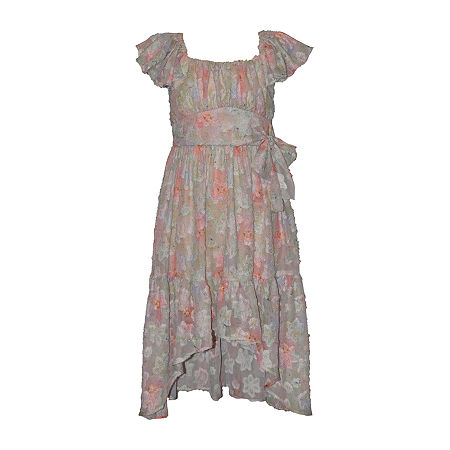 Click here for Bonnie Jean Big Kid Girls Short Sleeve Flutter A-L... prices