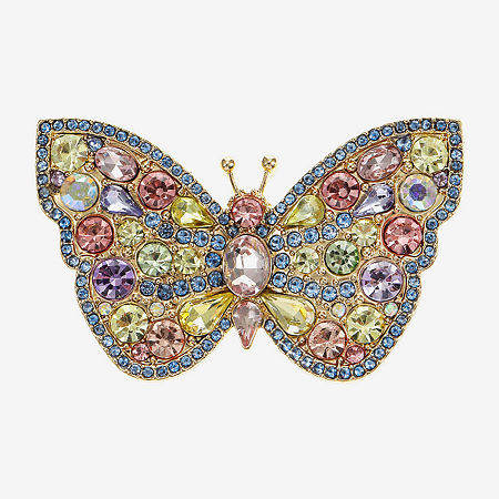 Click here for Monet Multi Color Glass Pin  One Size  Multiple Co... prices