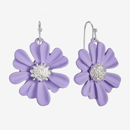 Click here for Liz Claiborne Womens Flower Drop Earrings  One Siz... prices