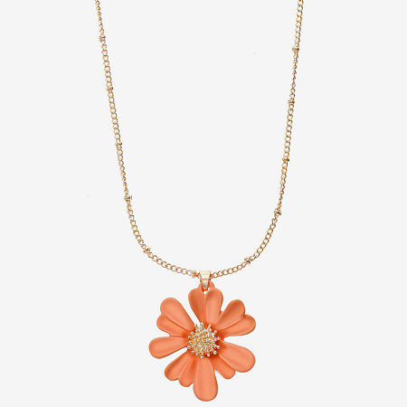 Click here for Liz Claiborne Womens Flower 17 Inch Pendant Neckla... prices