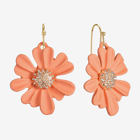 Click here for Liz Claiborne Womens Flower Drop Earrings  One Siz... prices