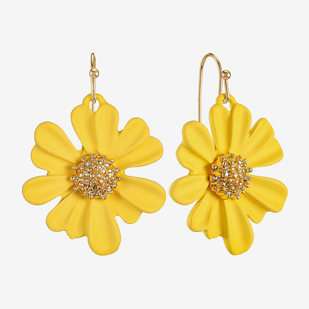 Click here for Liz Claiborne Womens Flower Drop Earrings  One Siz... prices
