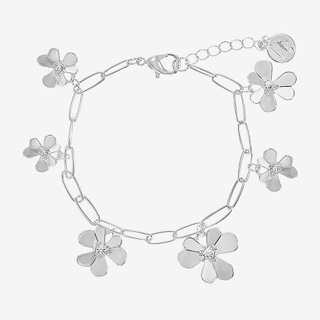 Click here for Liz Claiborne Womens Glass Flower Charm Bracelet... prices