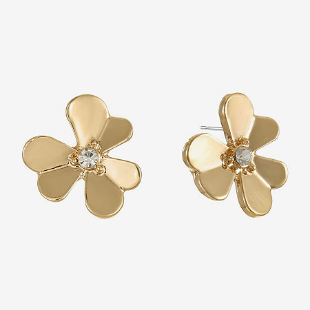 Click here for Liz Claiborne Glass 16mm Flower Stud Earrings  One... prices