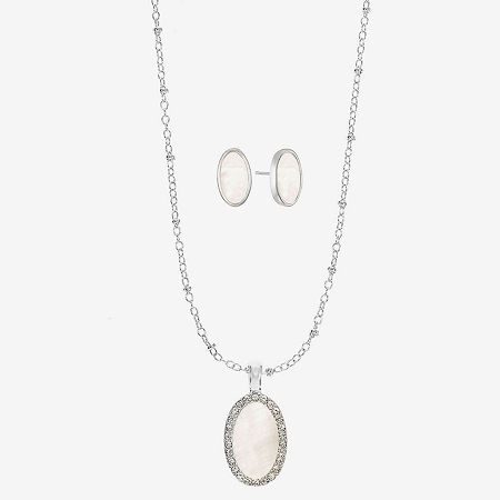 Click here for Liz Claiborne Womens Shell Oval 2-pc. Jewelry Set... prices