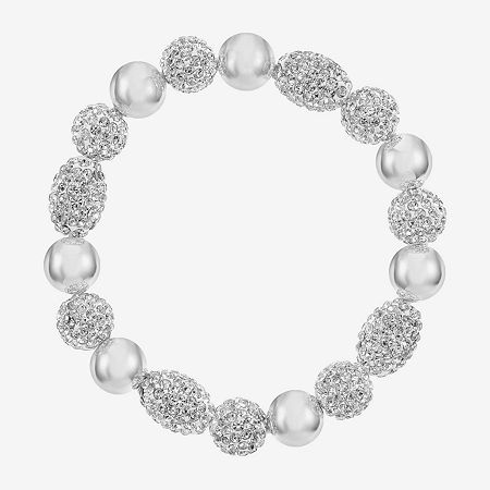 Click here for Monet Jewelry Womens Glass Round Stretch Bracelet... prices