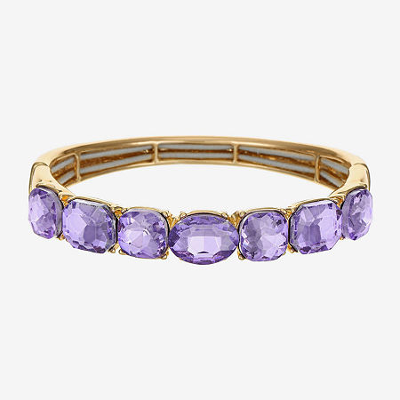 Click here for Monet Jewelry Womens Purple Glass Cushion Stretch... prices