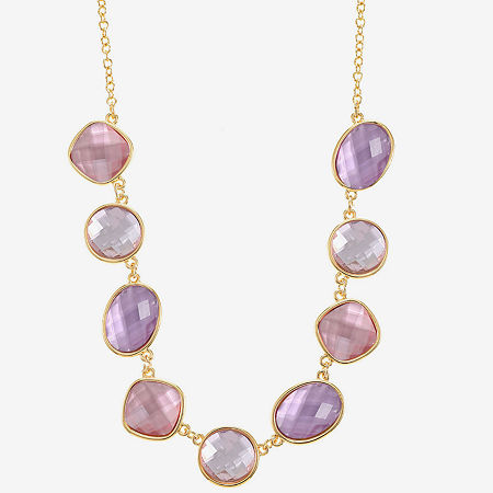 Click here for Monet Jewelry Womens Pink 17 Inch Collar Necklace... prices