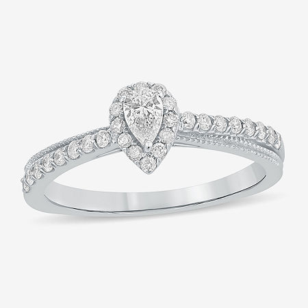 Click here for Womens 3/8 CT. T.W. Natural White Diamond 10K Whit... prices