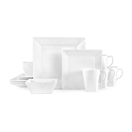 Click here for Mikasa Trellis 16-pc. Bone China Dinnerware Set  O... prices