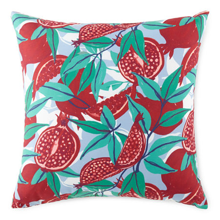 Click here for Distant Lands 18x18 Pomegranate Square Throw Pillo... prices