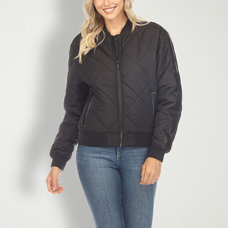 Click here for Womens White Mark Diamond Quilted Puffer Jacket prices