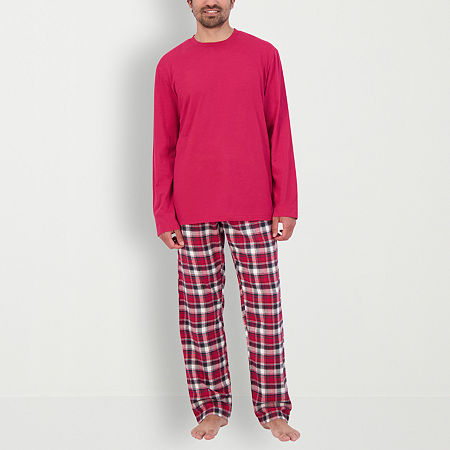 Click here for Hanes Mens Crew Neck Long Sleeve 2-pc. Pajama Sets... prices