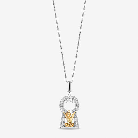 Click here for Enchanted Disney Fine Jewelry Womens 1/10 CT. T.W.... prices