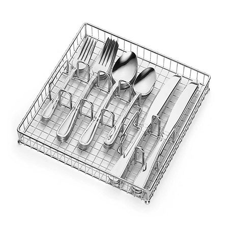 Click here for Cambridge Allure 40-pc. Flatware Set & Caddy  One... prices