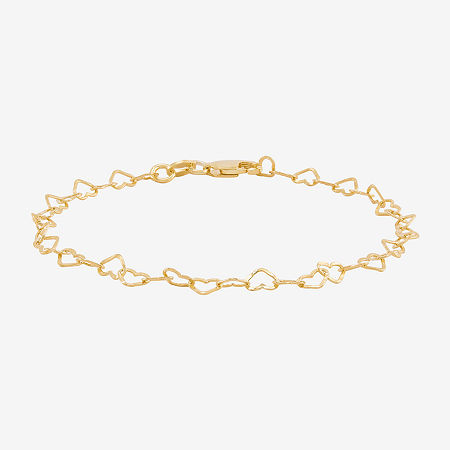 Click here for Made in Italy Womens 24K Gold Over Silver 7.5 Inch... prices