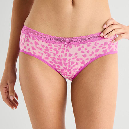 Click here for Ambrielle Cotton Hipster Panty  Small  Pink prices