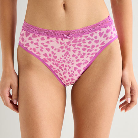 Click here for Ambrielle Cotton High Cut Panty  X-large  Pink prices