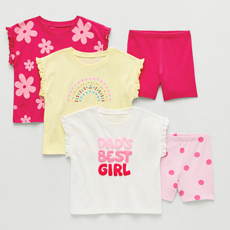 Click here for Okie Dokie Toddler & Little Girls Short Set  6  Pi... prices
