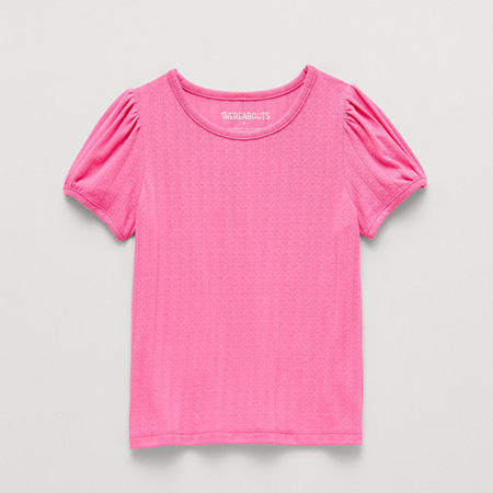 Click here for Thereabouts Little Girls Round Neck Short Sleeve T... prices