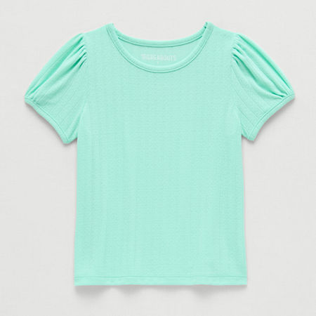 Click here for Thereabouts Little Girls Round Neck Short Sleeve T... prices