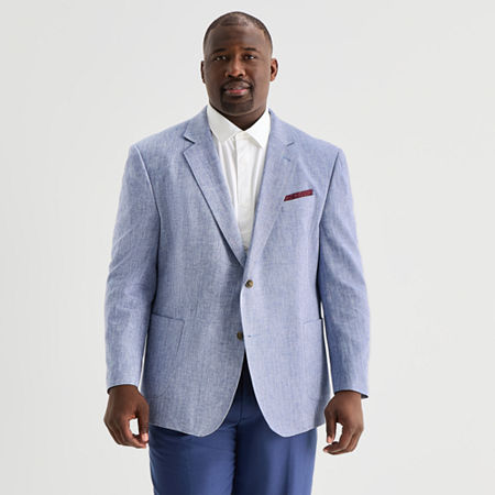 Click here for Stafford Linen Cotton Mens Big and Tall Classic Fi... prices