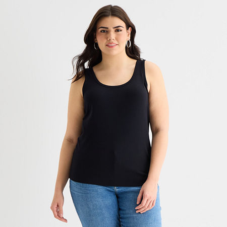 Click here for a.n.a Womens Plus U Neck Sleeveless Tank Top  1x... prices
