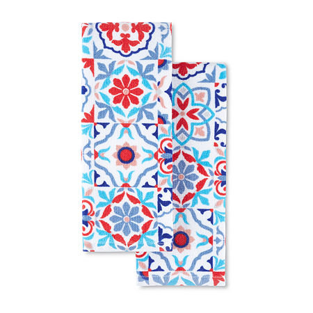 Click here for Fiesta Worn Tiles 2-pc. Kitchen Towel Set  One Siz... prices