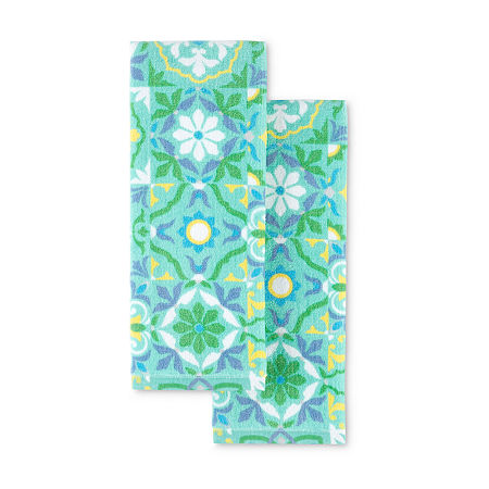 Click here for Fiesta Worn Tiles 2-pc. Kitchen Towel Set  One Siz... prices